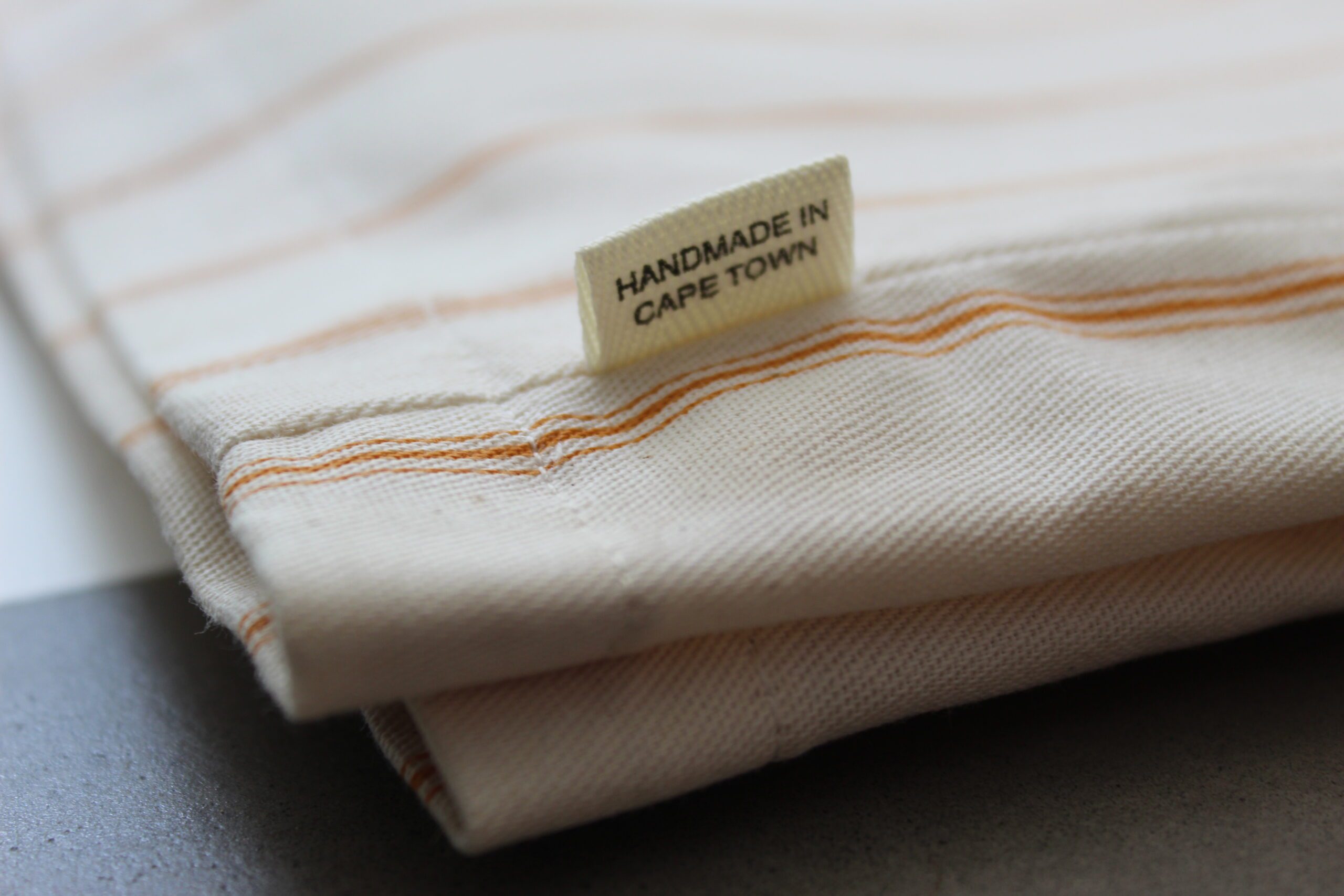 COTTON TICKING SHORTS | ORANGE - Yarnh Menswear